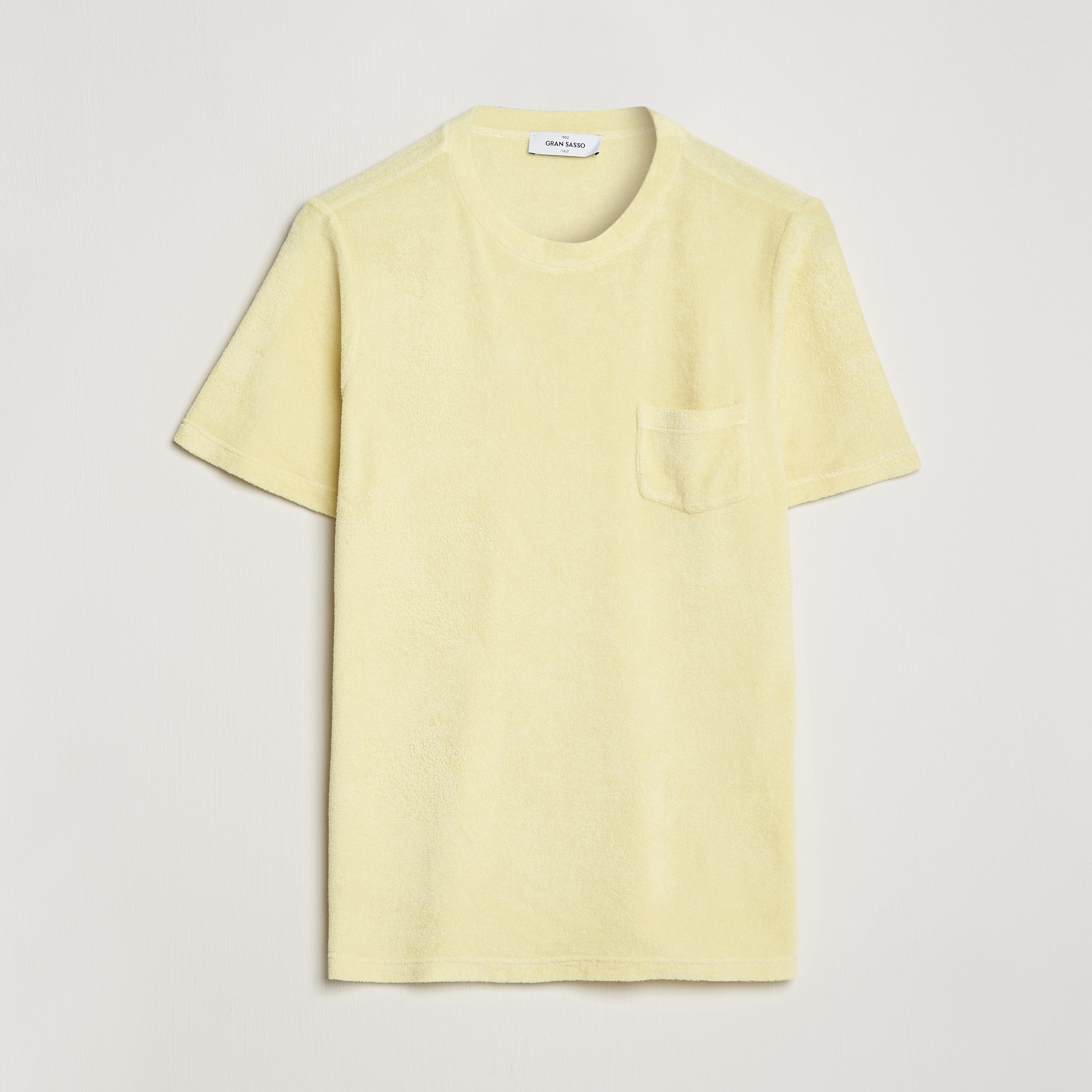 Gran Sasso Cotton Terry Tee Yellow bei Care of Carl