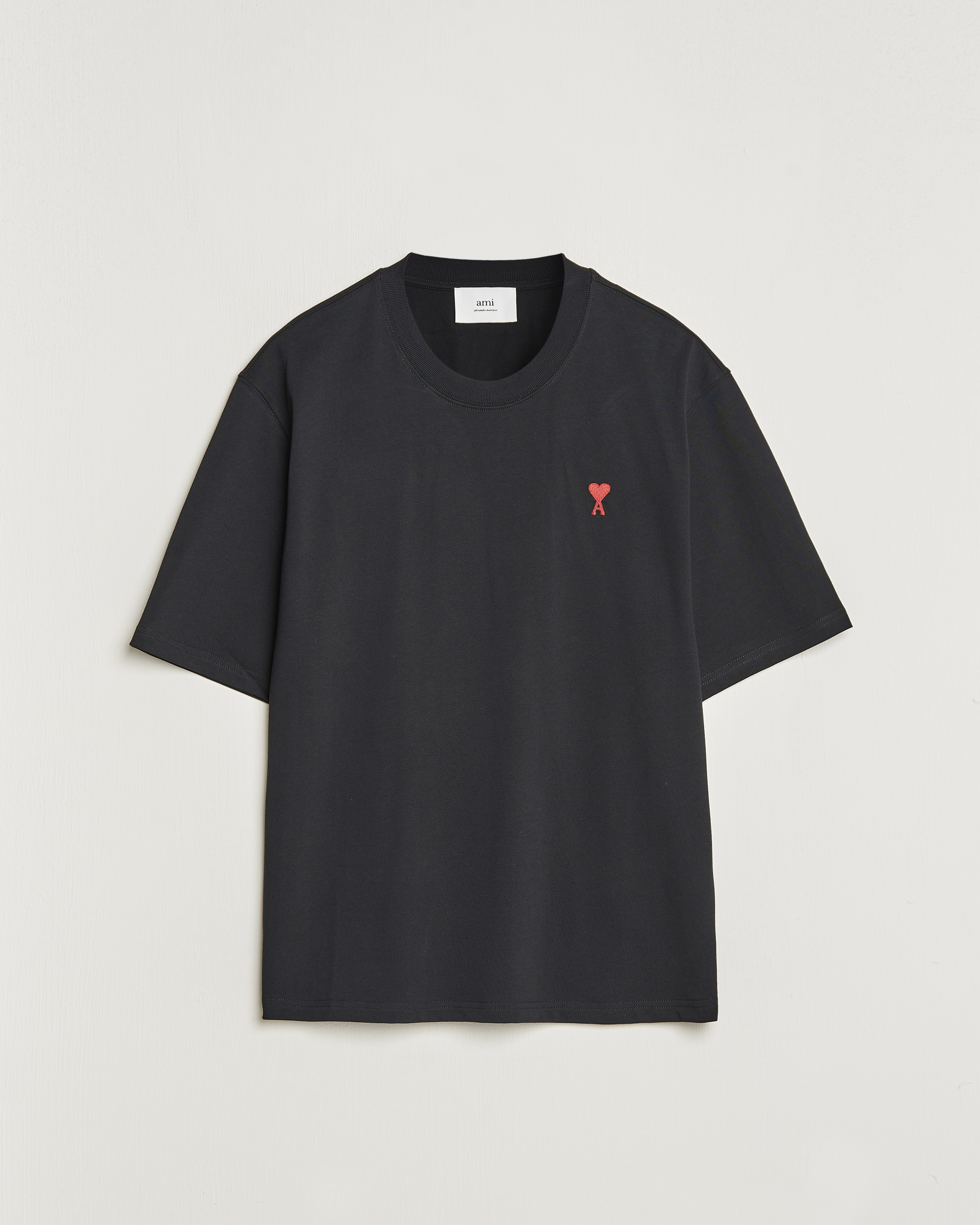 AMI Heart Logo T-Shirt Black bei Care of Carl