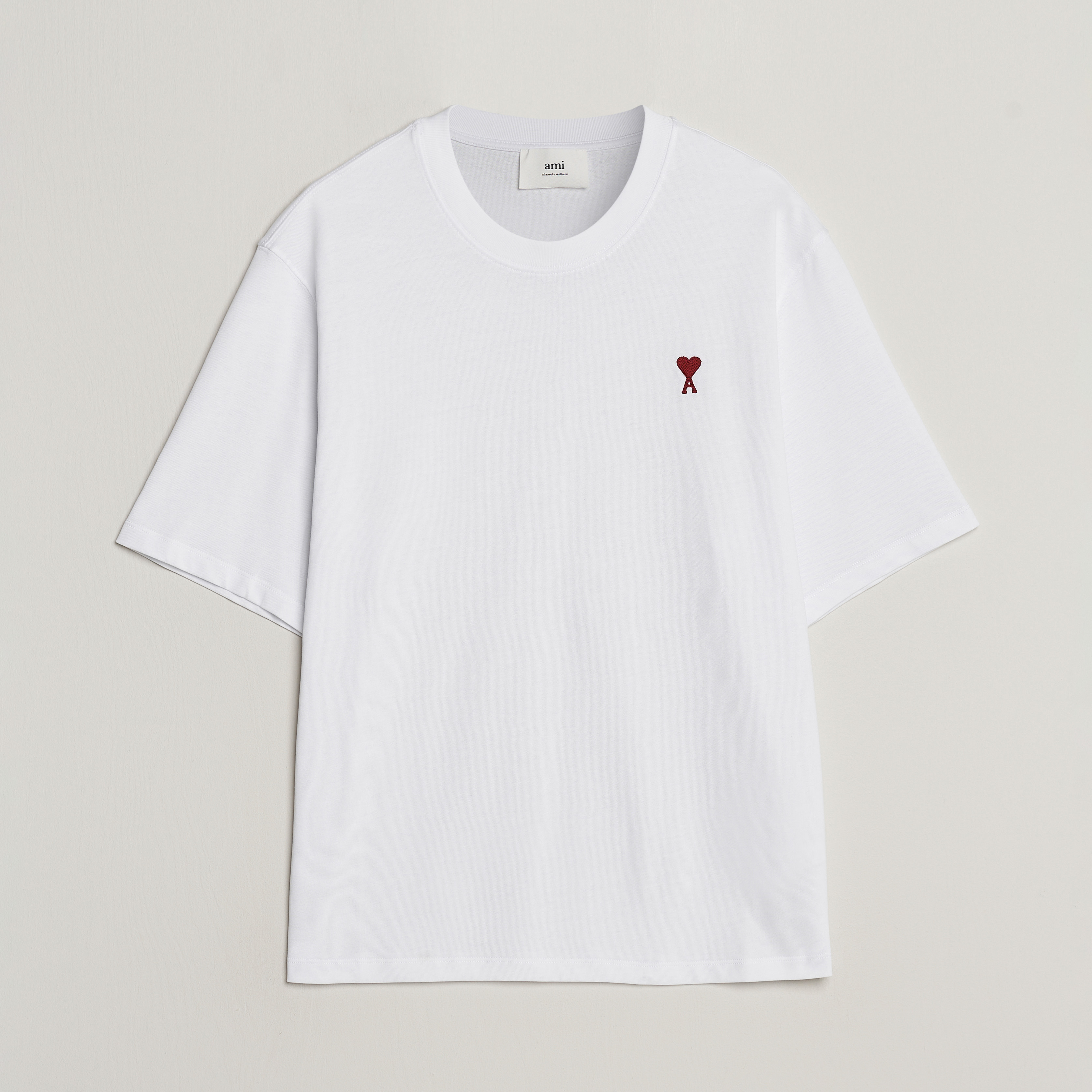AMI Heart Logo T-Shirt White bei Care of Carl