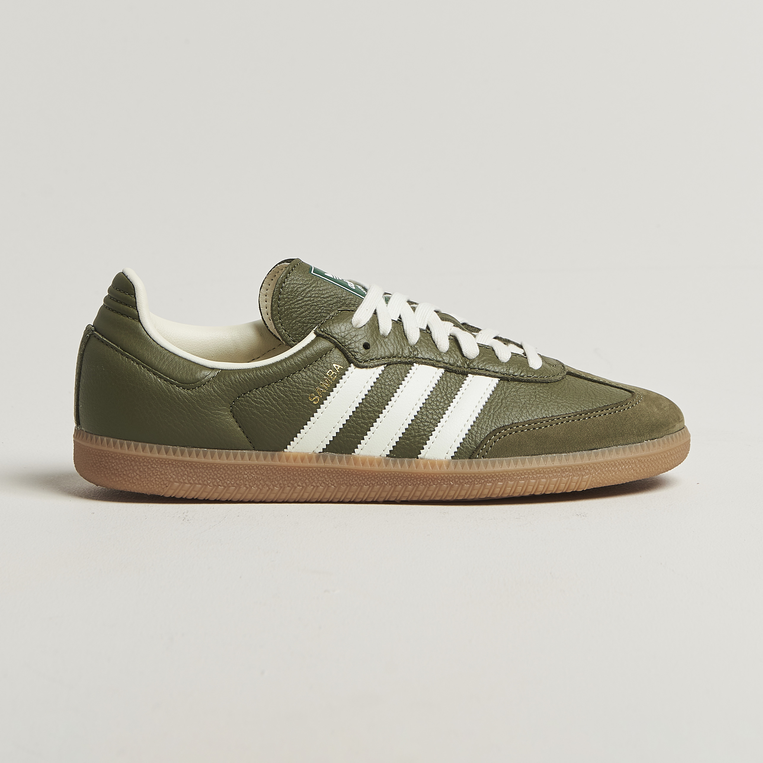 adidas Originals Samba OG Sneaker Khaki Green/Off White bei Care of Carl