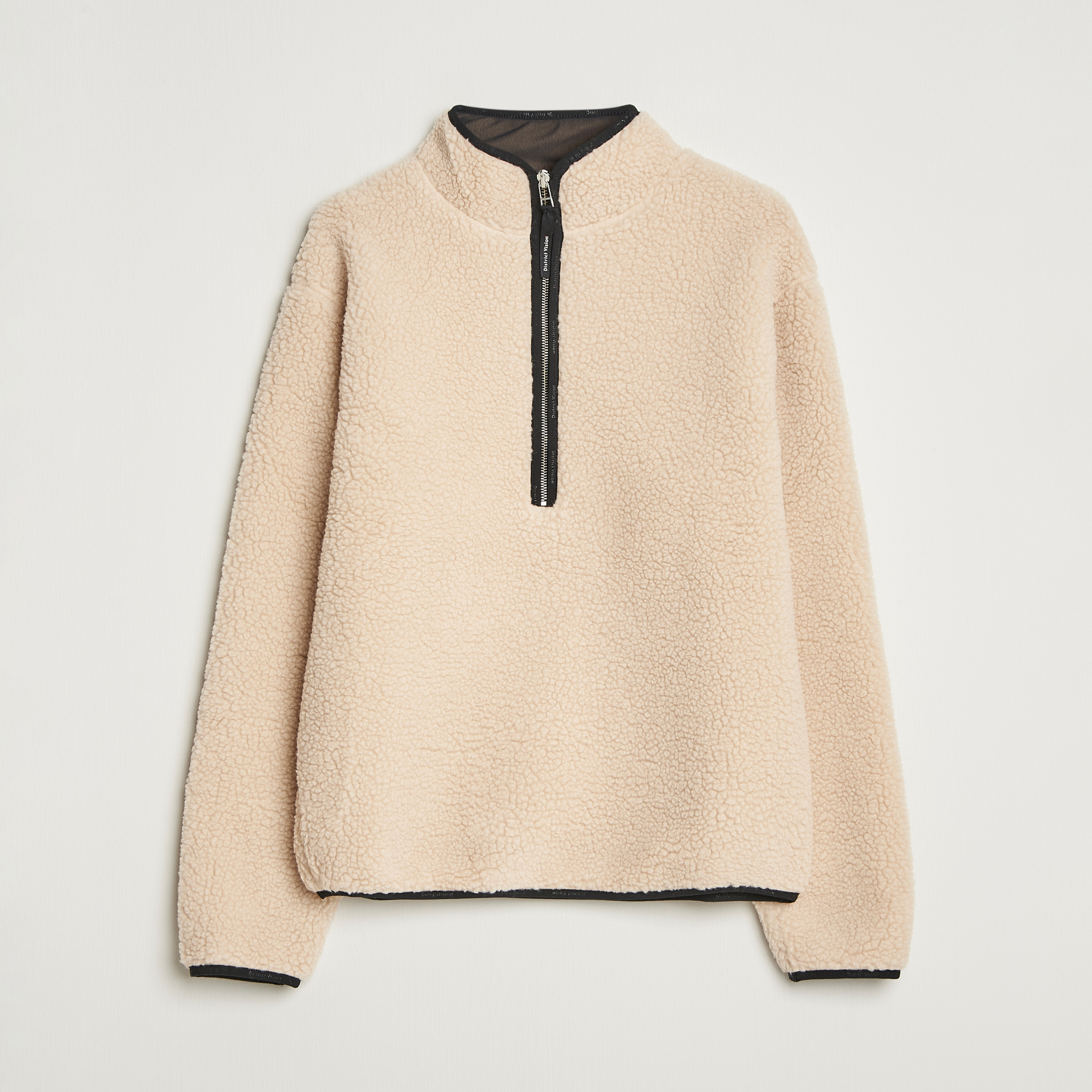 District Vision Heavyweight Half Zip Pile Fleece Quartz bei Care of Carl